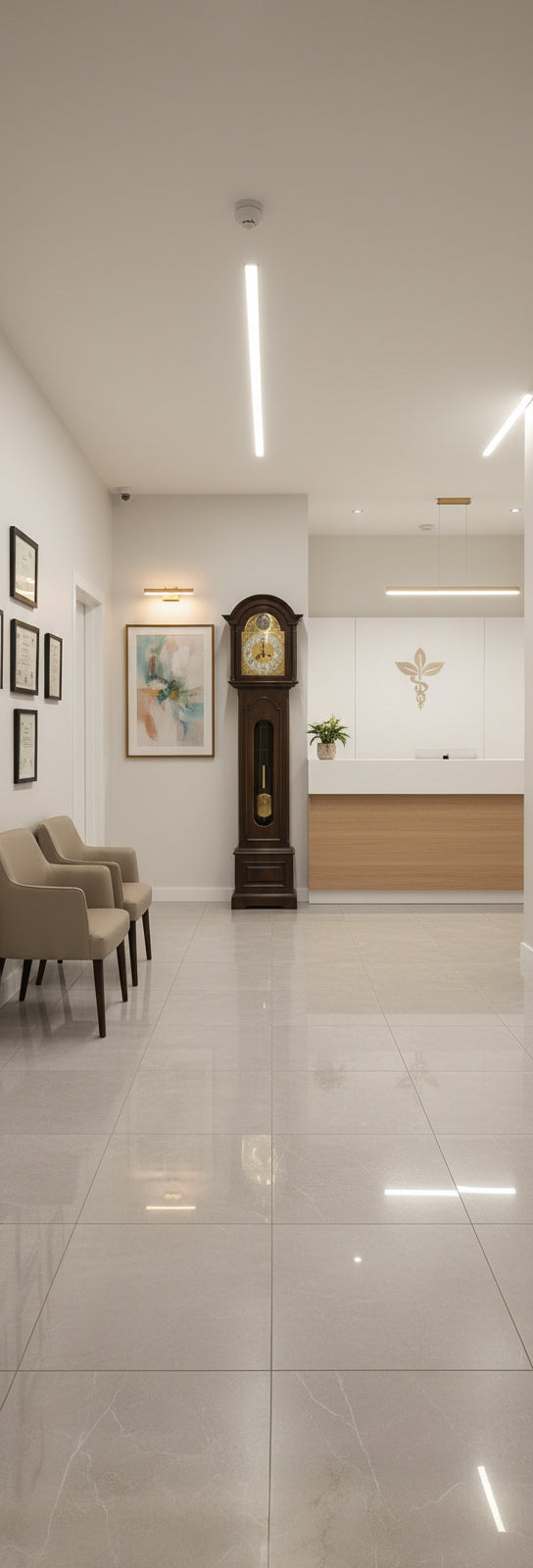 Mahogany Grandfather Clock - Clock Corner