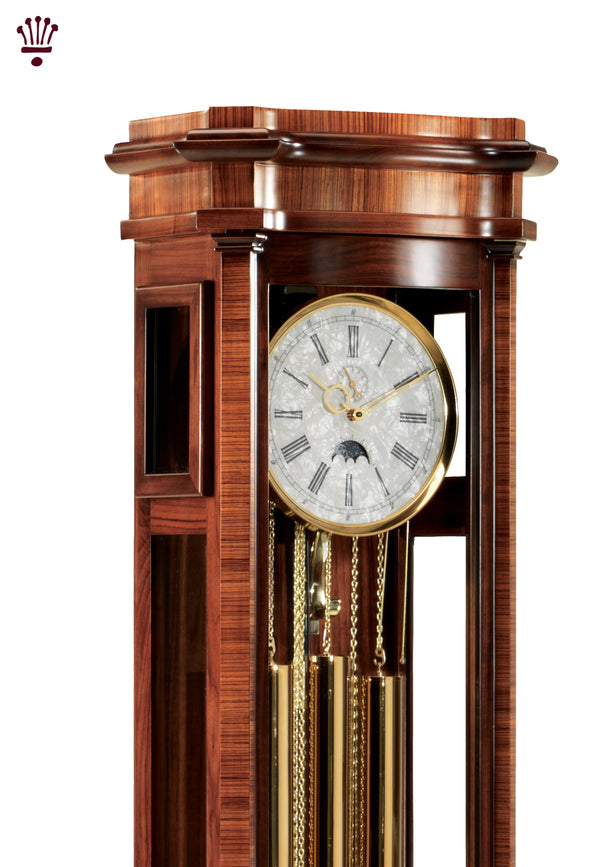 Billib Elise Grandfather Clock - Walnut - Clock Corner